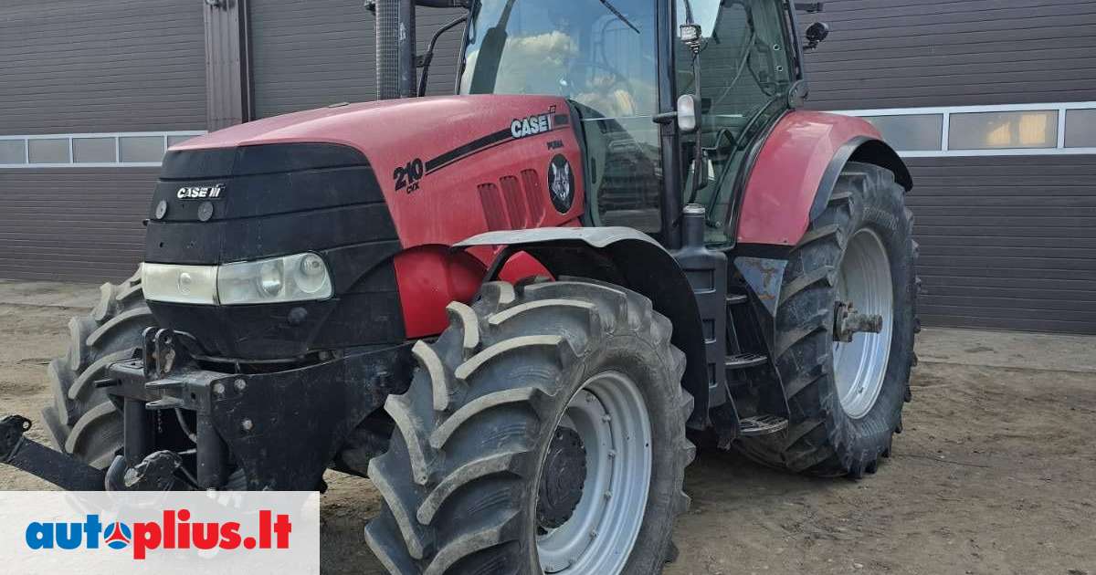 Case-IH PUMA 210 CVX, traktoriai 2009 m., | A28078088