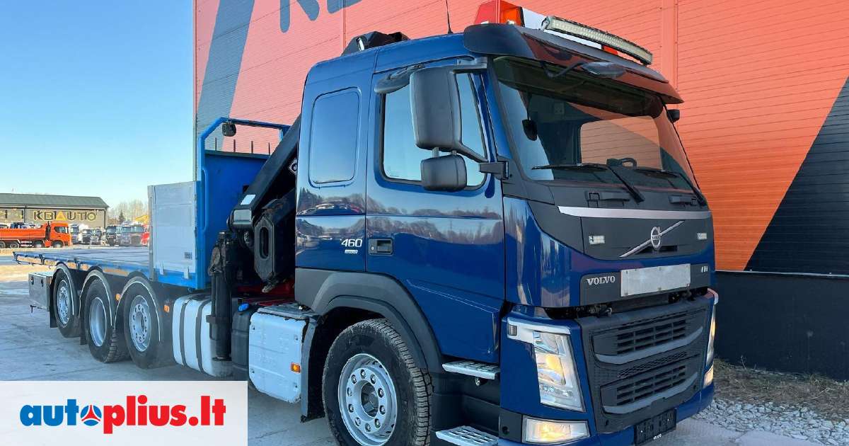 Volvo FM 460 8x2*6, su kranu 2017-10 m., | A27854249