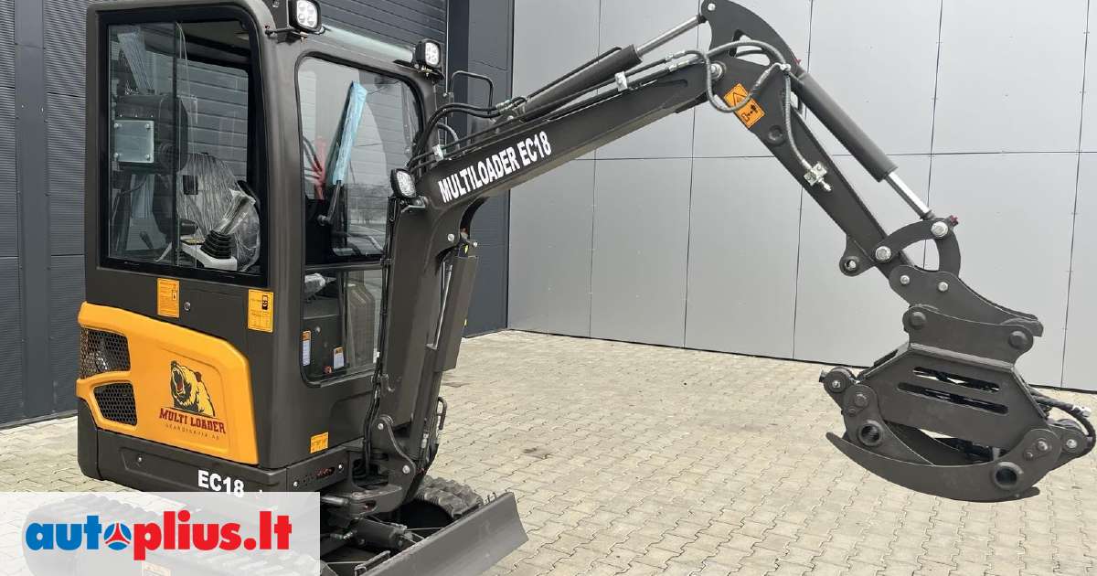 MULTILOADER EC18, mini ekskavatoriai 2025 m., | A28092132