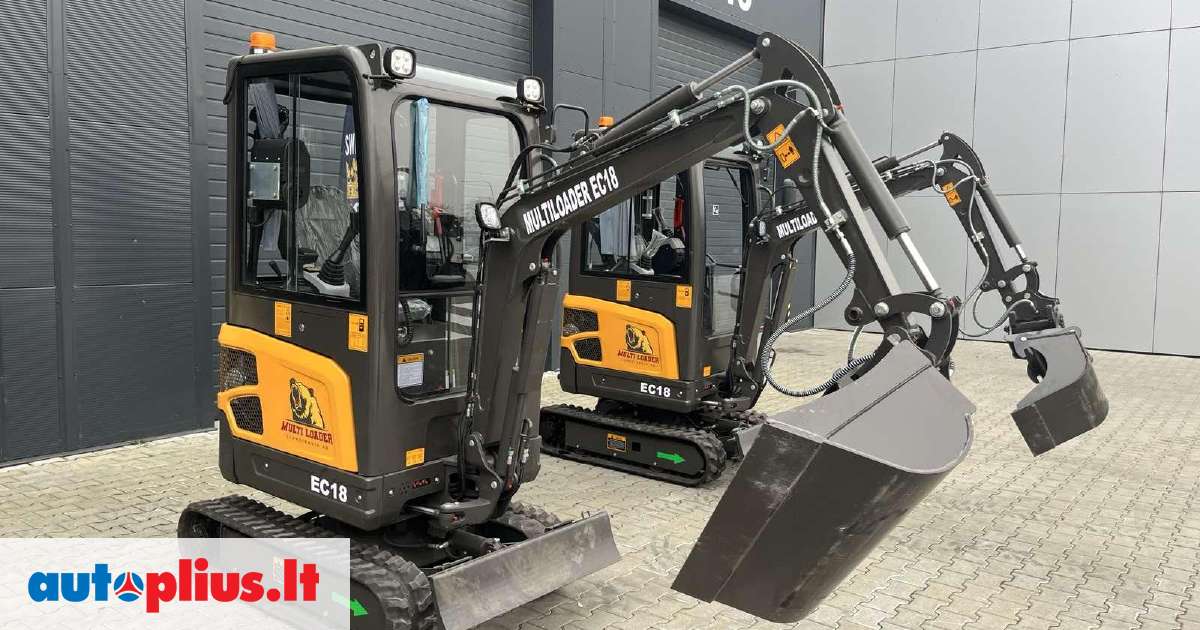 MULTILOADER EC18, mini ekskavatoriai 2025 m., | A28092132