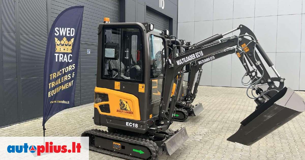 MULTILOADER EC18, mini ekskavatoriai 2025 m., | A28092132