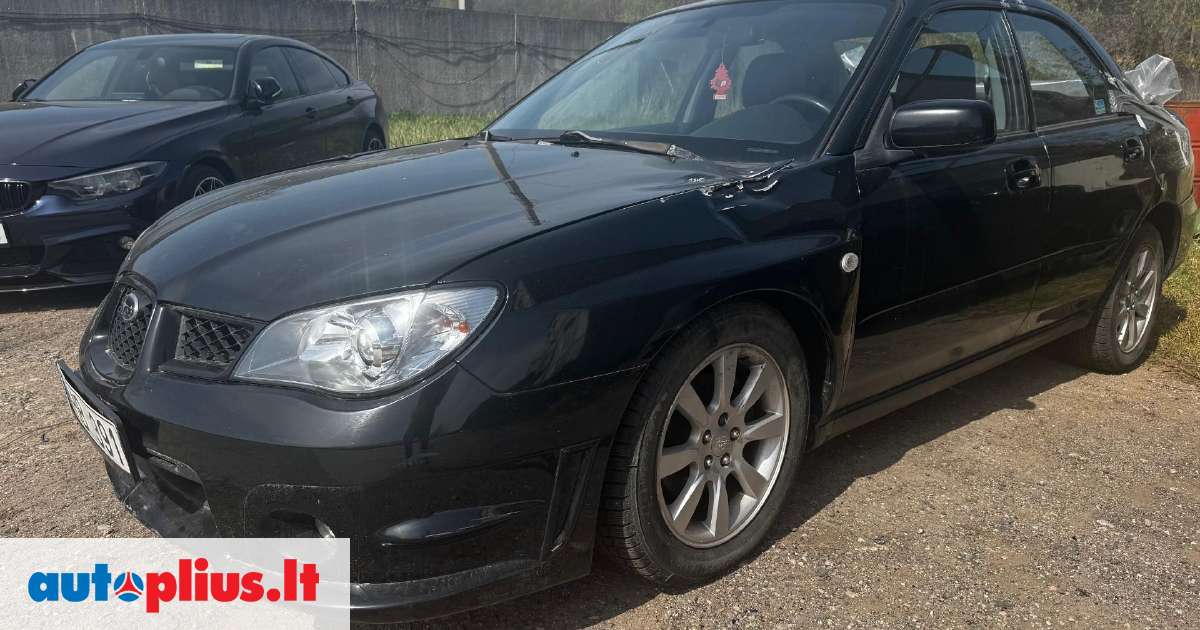 Subaru Impreza Variklis ej204 116 mechanine dėžė ty754vt7aa r16 su ...