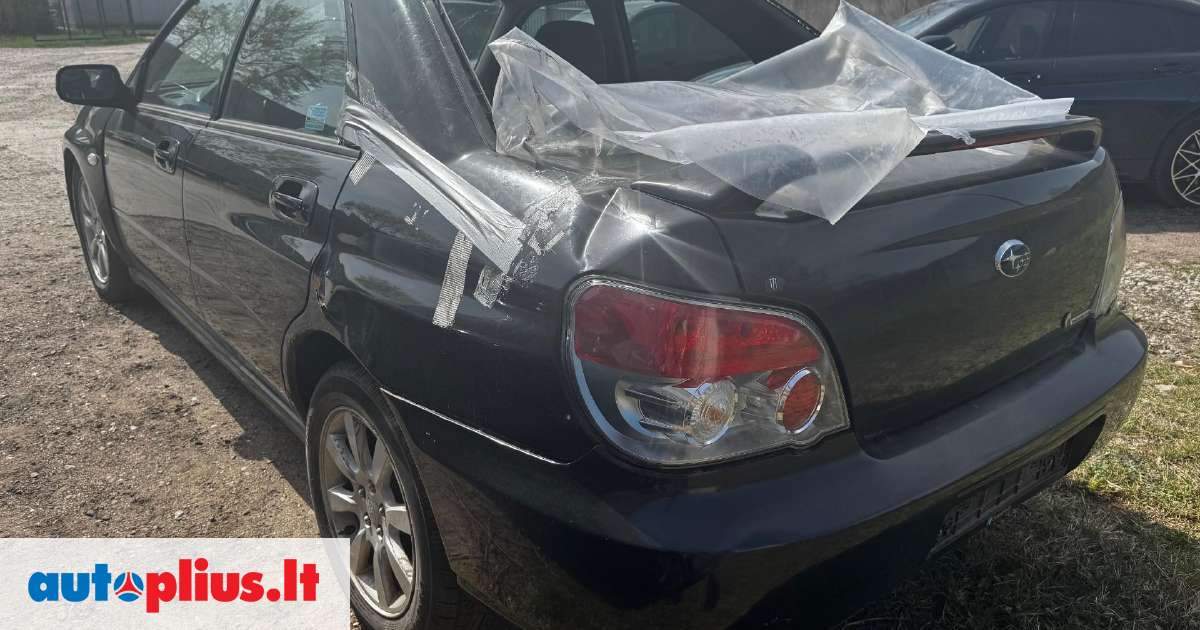 Subaru Impreza Variklis ej204 116 mechanine dėžė ty754vt7aa r16 su ...