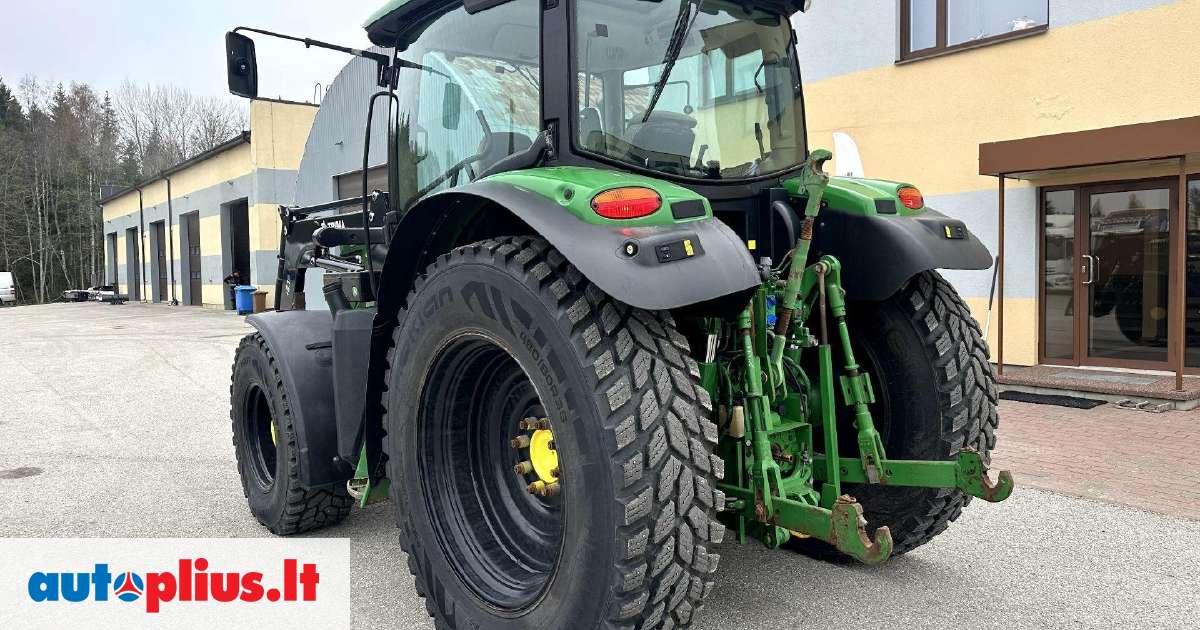 John Deere 6125R + Trima Front Loader +3., traktoriai 2016-01 m ...