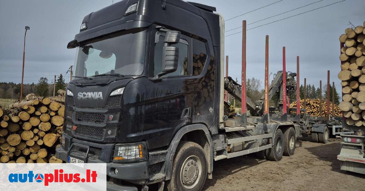 Scania R 520, medienvežiai (miškavežiai) 2019 m., | A28141190