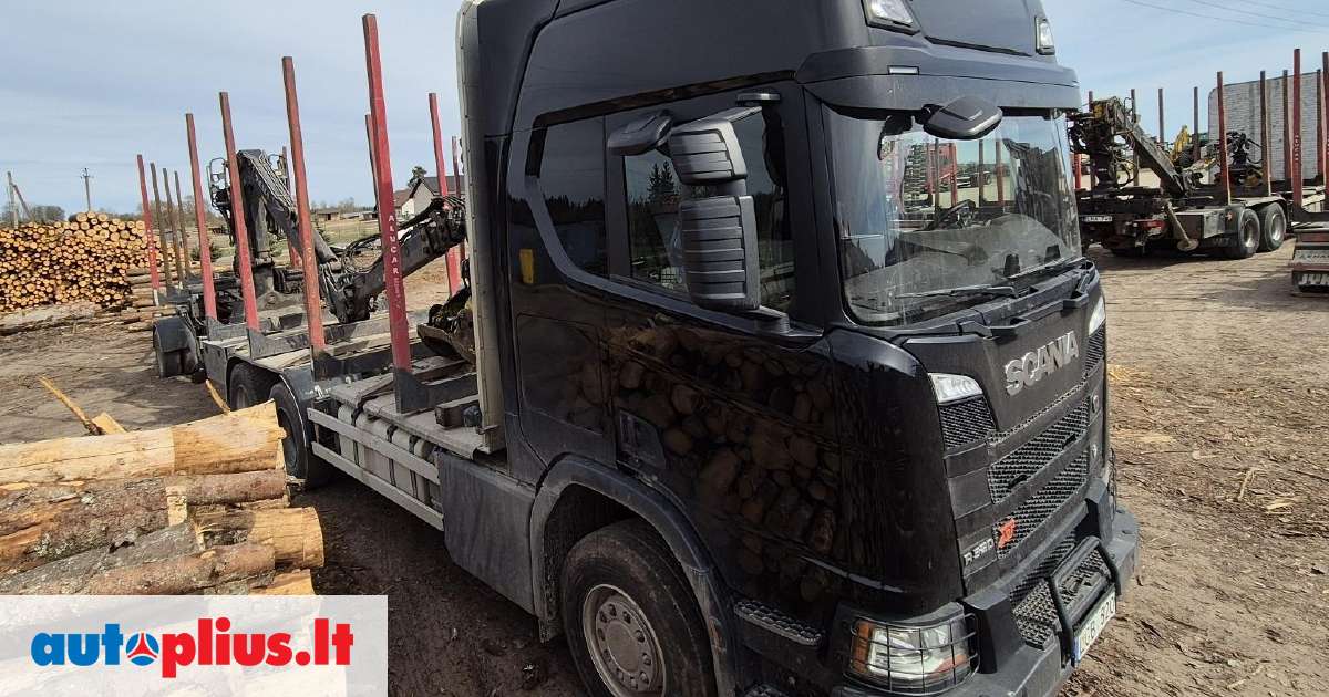 Scania R 520, medienvežiai (miškavežiai) 2019 m., | A28141190