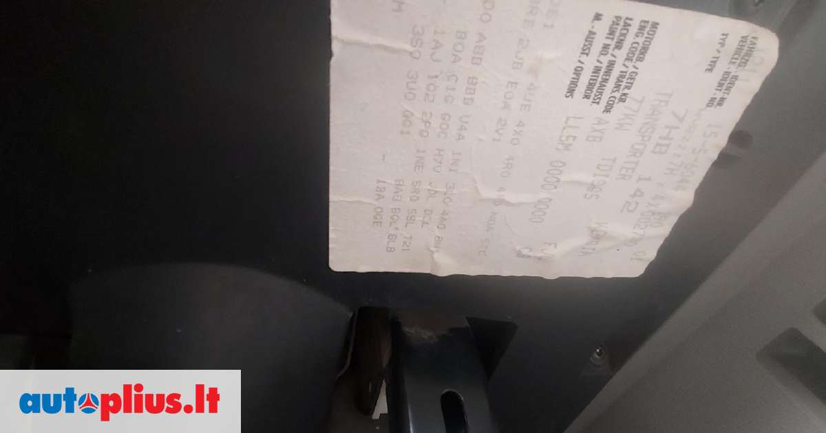 Volkswagen Transporter dalimis. Idealios kebulo detales viskas yra ...