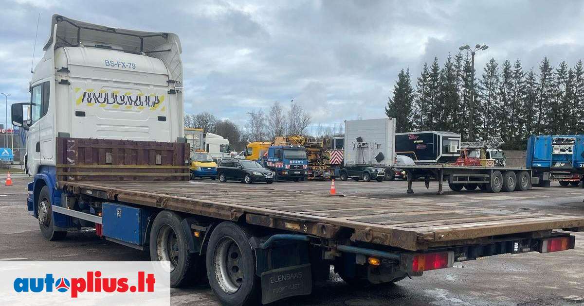 Scania R380 6x2 open platform-BDF system, dropside trucks 2006 m ...