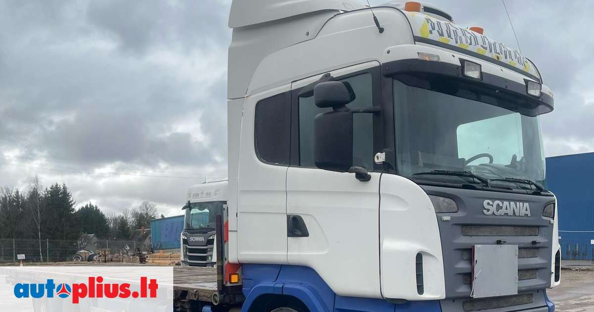 Scania R380 6x2 open platform-BDF system, dropside trucks 2006 m ...