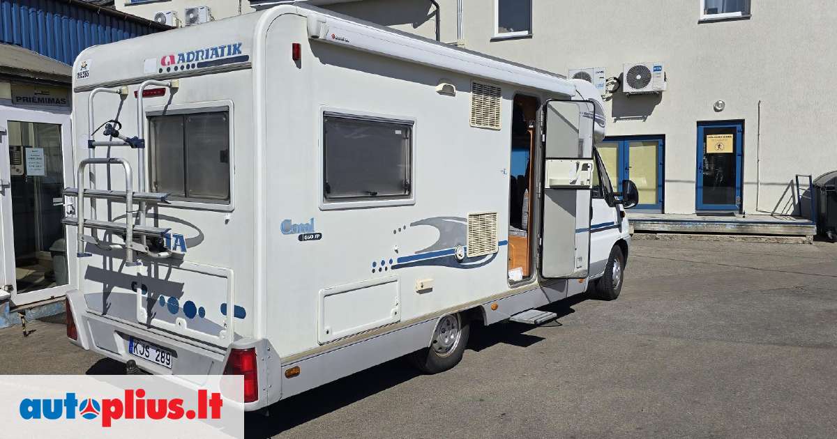 Adria FIAT DUCATO ADRIATIC, turistiniai automobiliai 2004-04 m ...