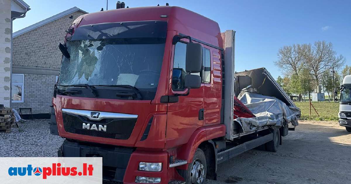 MAN TGL 12.250, бортовые с шторами 2019 m., | A28231488