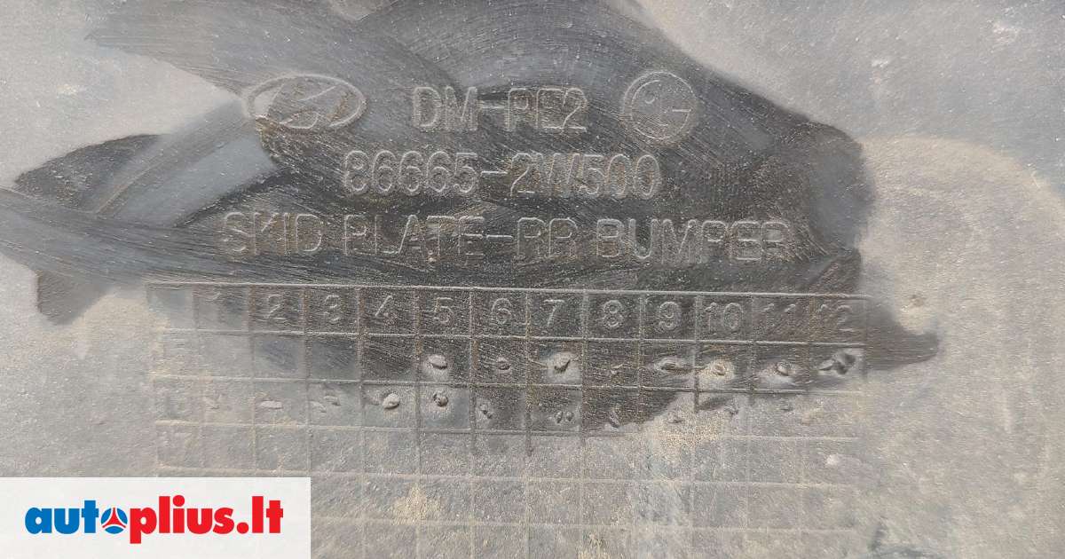 Hyundai Santa Fe, 86665-2W500, 95720-2W100, 92406-2W600, bamperiai ...