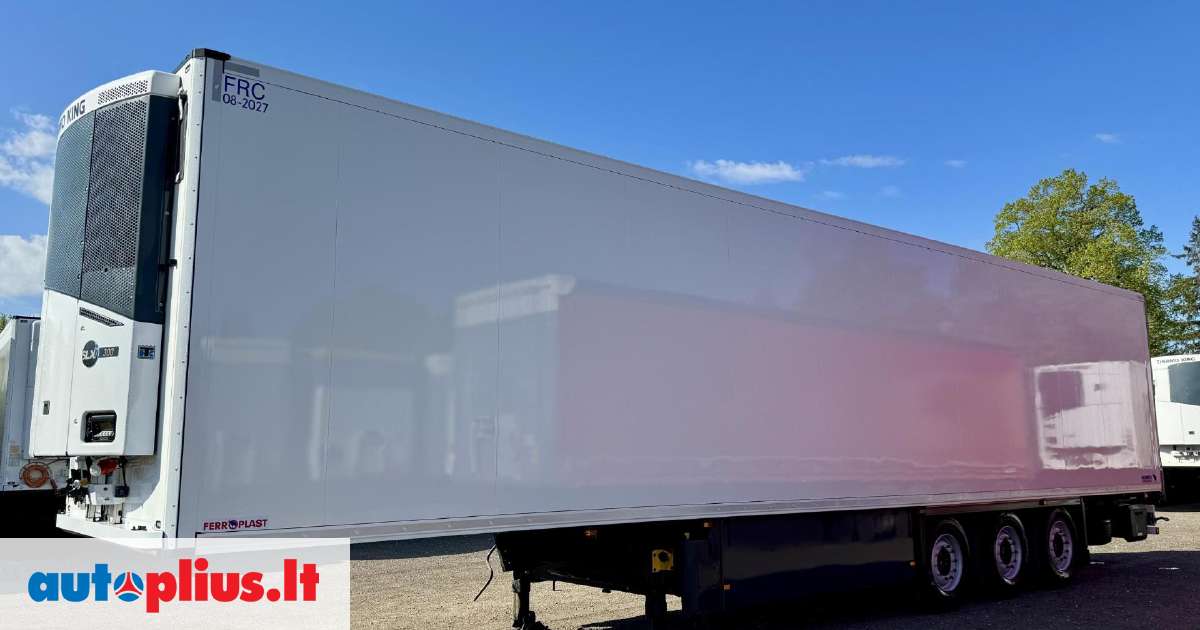 Schmitz SKO 24 FP60 Thermoking 7cm Double deck, šaldytuvai 2017-09 m ...