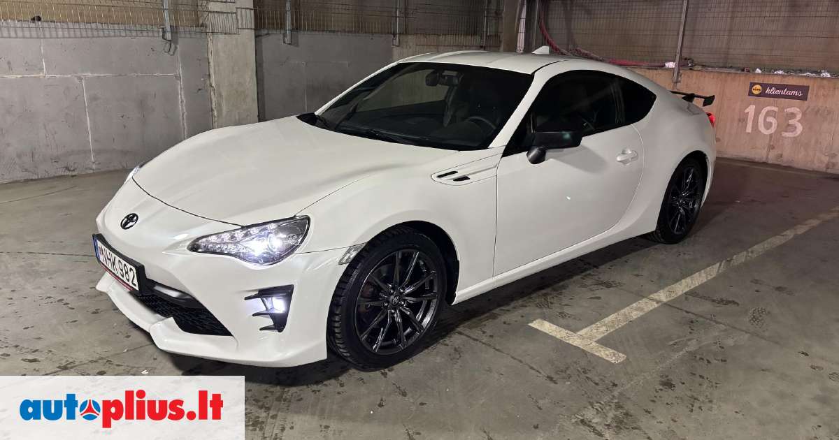 Toyota GT 86, 2.0 l., kupė (coupe) 2017-04 m., | A28301456