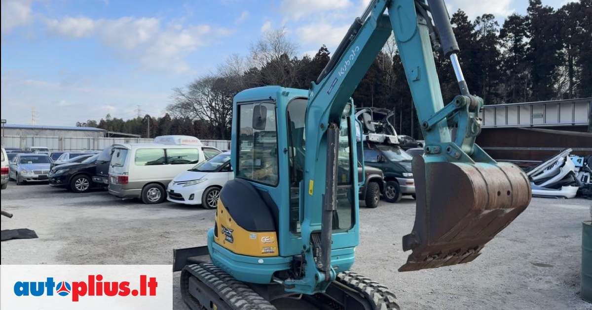 Kubota U-25-3S, mini ekskavatori 2015-06 m., | A28330450