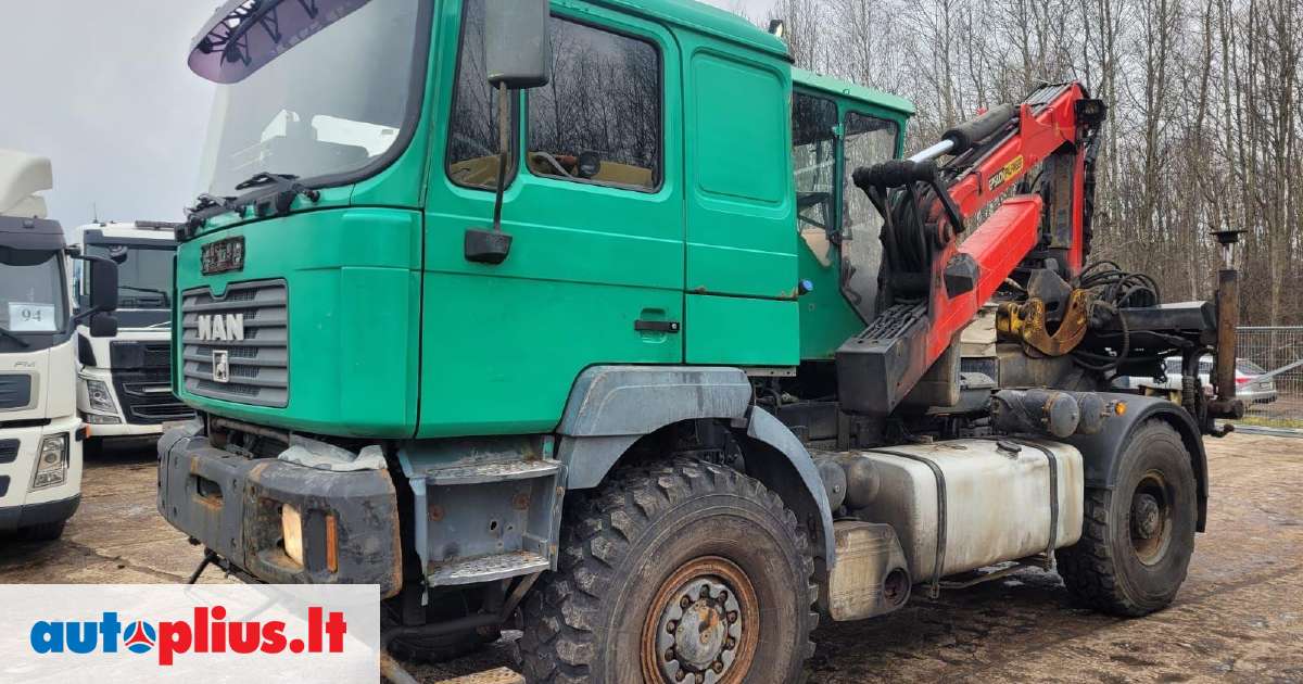 MAN 8.410 4x4 + Epsilon Palfinger, forwarders 2003-07 m., | A28331740