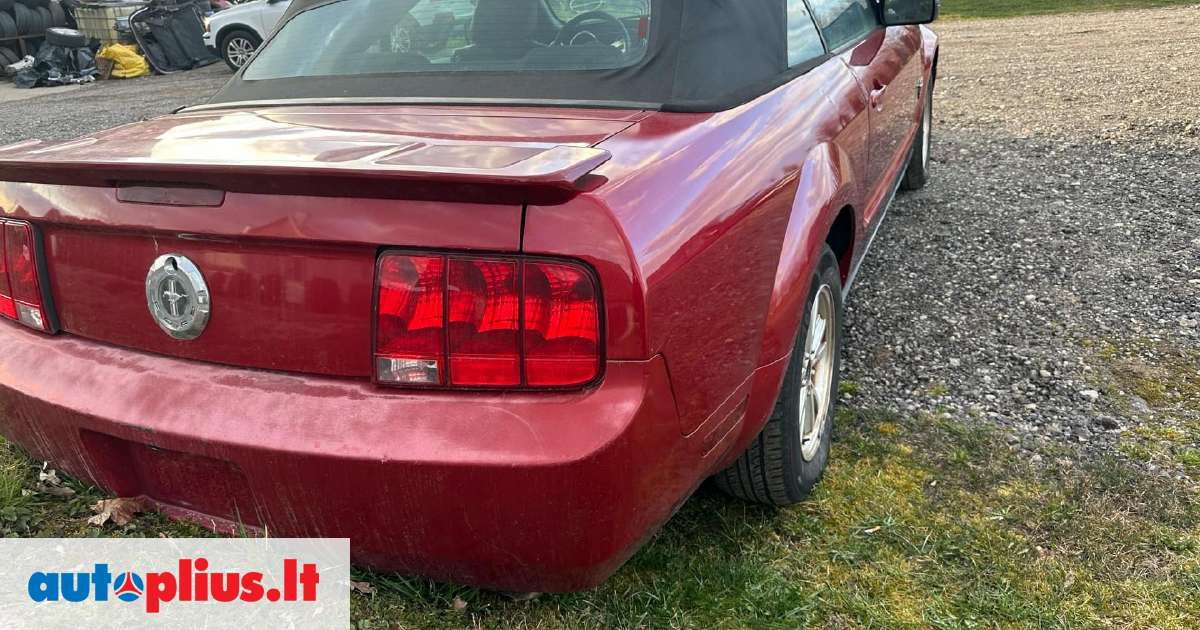 Ford Mustang dalimis. Stogas parduotas 2009 m., | A28337986
