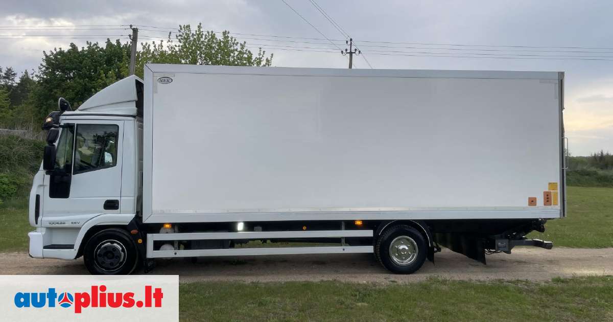 Iveco Eurocargo100 + Lifter 1500kg, box trucks / box vans 2012-12 m ...