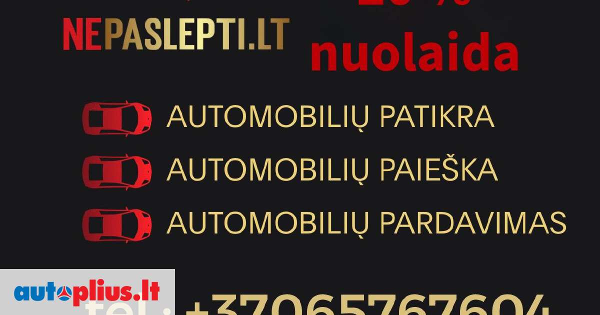 Automobilio patikra ir paieška Klaipėda - Nepaslepti.lt | A28364714