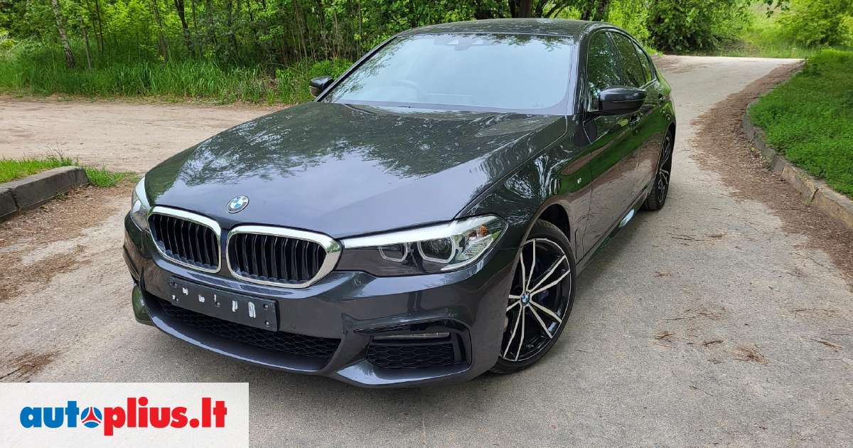 BMW 530 Dalimis g30 3d 195kw spalva a90 msport ratai r19 juodos lubos ...