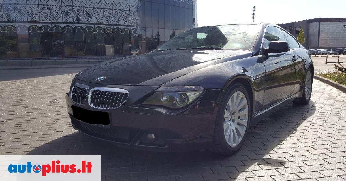 BMW 645, 4.4 l., kupė (coupe) 2004 m., | A27292393