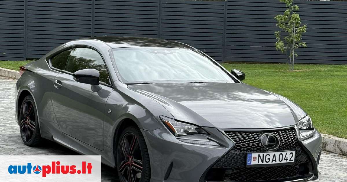 Lexus RC 300h, kupeja (coupe) 2018-05 m., | A28446106