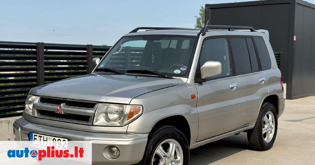 Mitsubishi Pajero Pinin, 1.8 l., off-road / crossover 2002-06 m ...