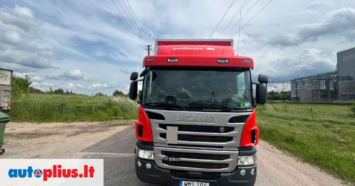 Scania P280, box trucks / box vans 2017-08 m., | A28458824