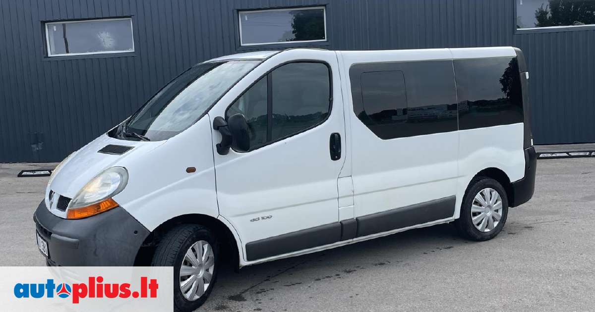 Renault Trafic, 1.9 l., vienatūris 2004-01 m., | A28566051