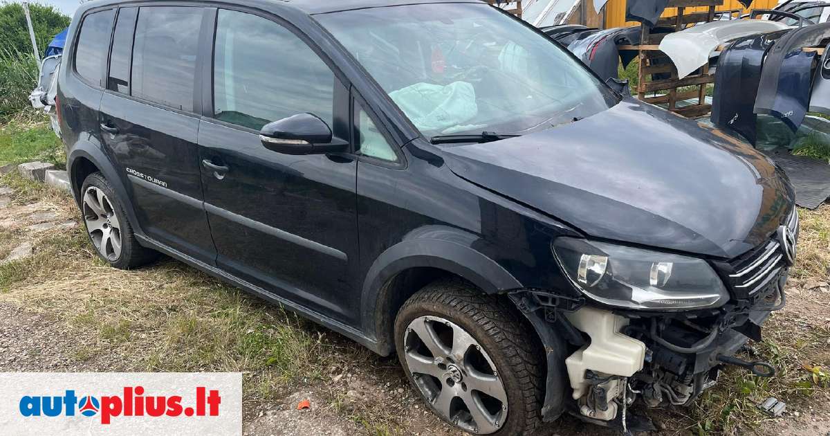 Volkswagen Cross Touran vw touran cross 2011 dalimis spalva c9x dėžė ...