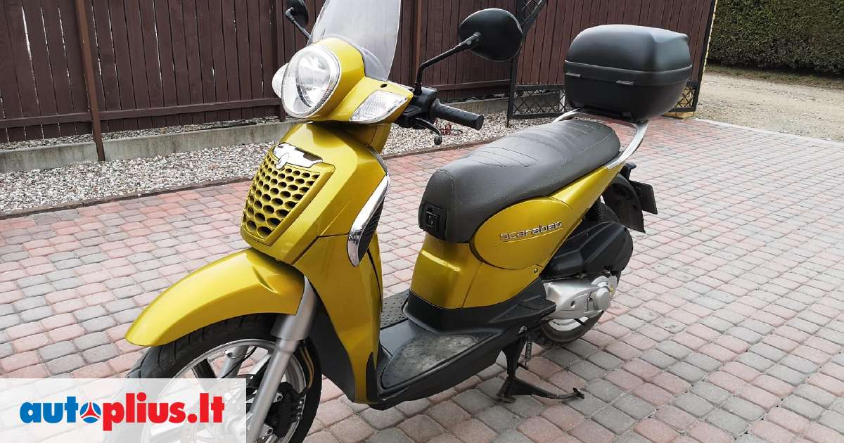 Aprilia Scarabeo 200cc, motoroleriai / mopedai 2012-07 m., | A28597603