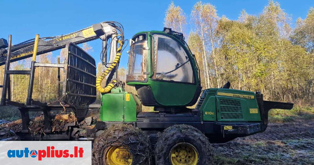 John Deere 810E, medvežės 2013 m., | A28608633