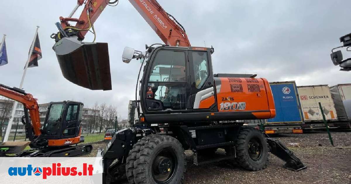 Hitachi ZX180W-7, excavator 2022 m., | A28614833