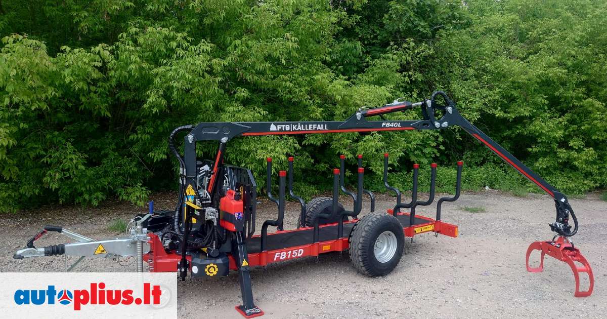 FTG | KÄLLEFALL FB15D, miško priekabos (savikrovės) 2025 m., | A28622737