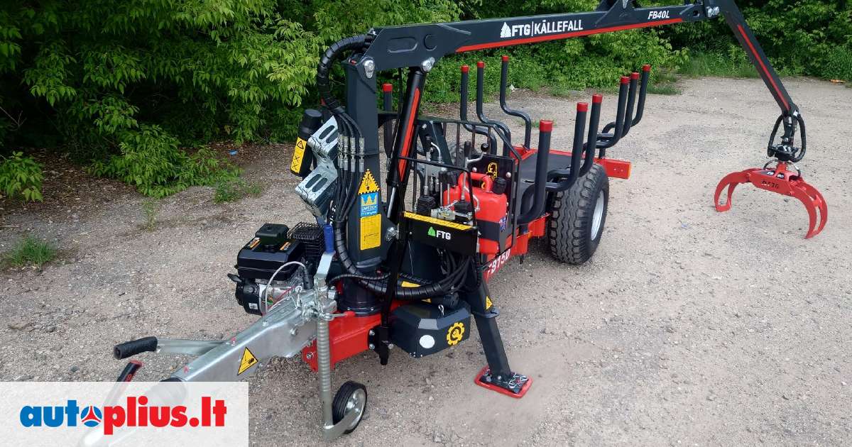 FTG | KÄLLEFALL FB15D, forestry trailers (self-loading) 2025 m ...
