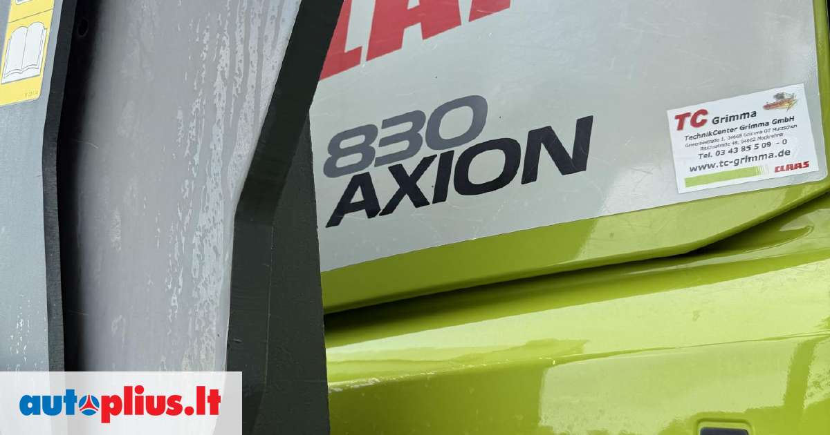 Claas Axion 830 Cmatic, traktoriai 2014 m., | A28669327