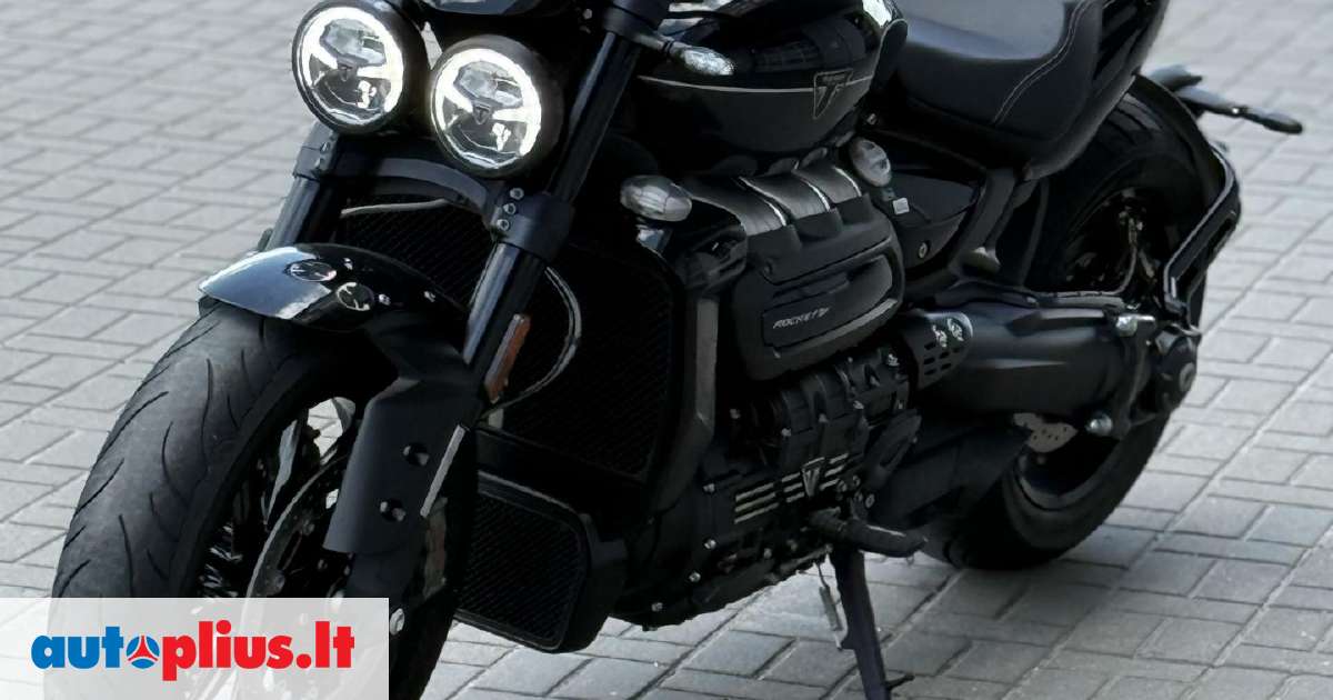 Triumph Rocket III R 2458cc, čioperiai / kruizeriai / custom 2025-03 m ...