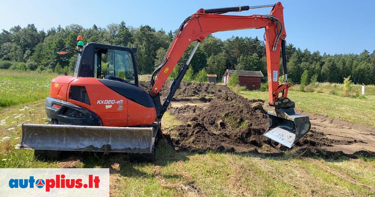 Kubota KX 080-4@, мини-экскаваторы 2017 m., | A28708893