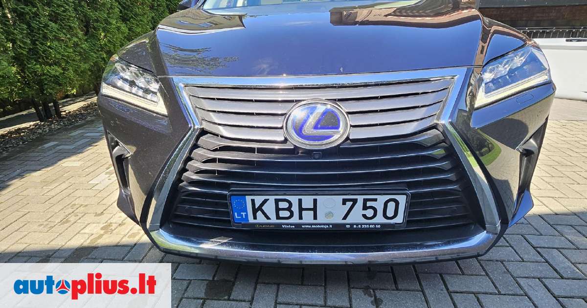 Lexus RX 450h, 3.4 l., Внедорожник / Кроссовер 2017-05 m., | A28725995