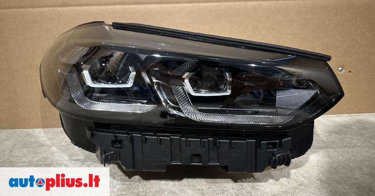 BMW X3 G01 lci led adaptive juodi shadow line žibintai pilni su 2022 m ...