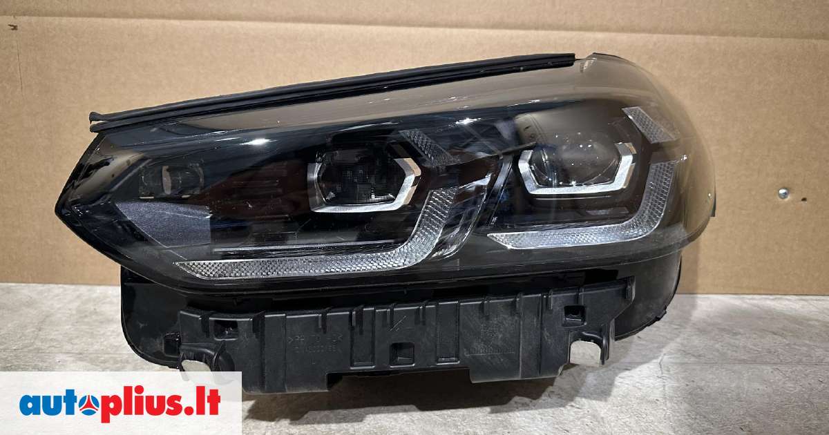 BMW X3 G01 lci led adaptive juodi shadow line žibintai pilni su 2022 m ...