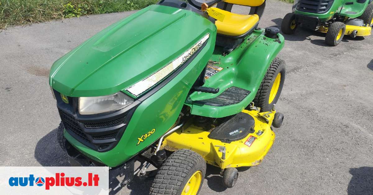 John Deere X320, sodo traktoriai 2014-09 m., | A28735317