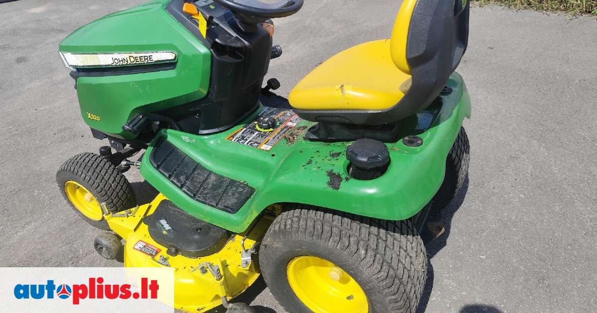 John Deere X320, sodo traktoriai 2014-09 m., | A28735317