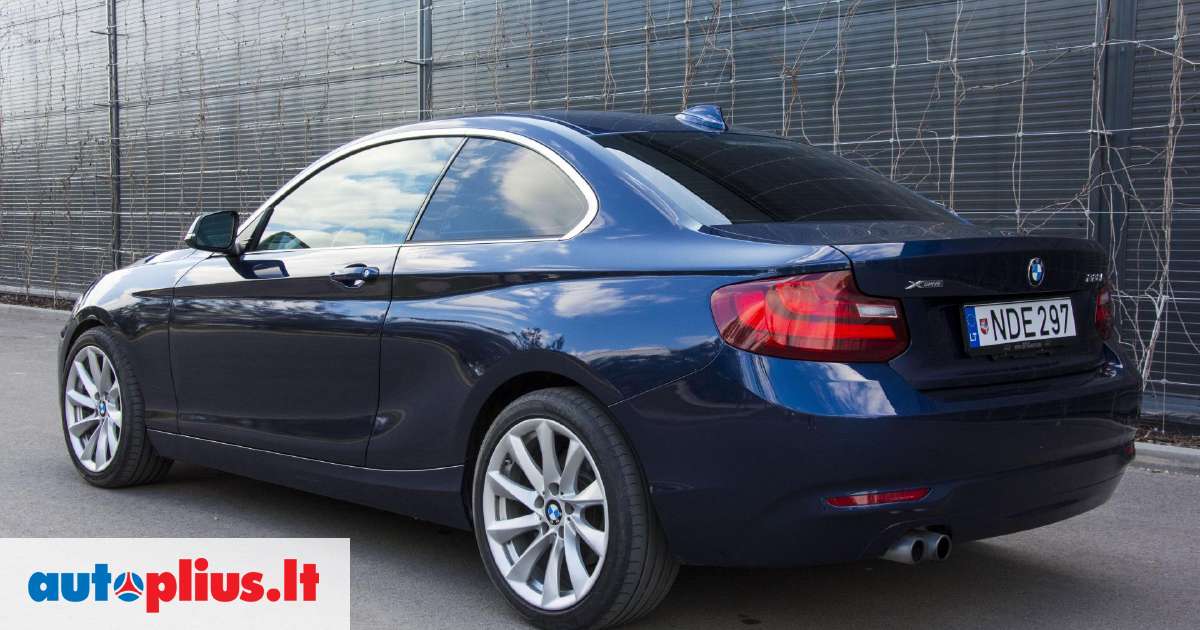 BMW 228, 2.0 l., kupė (coupe) 2015-01 m., | A28761465