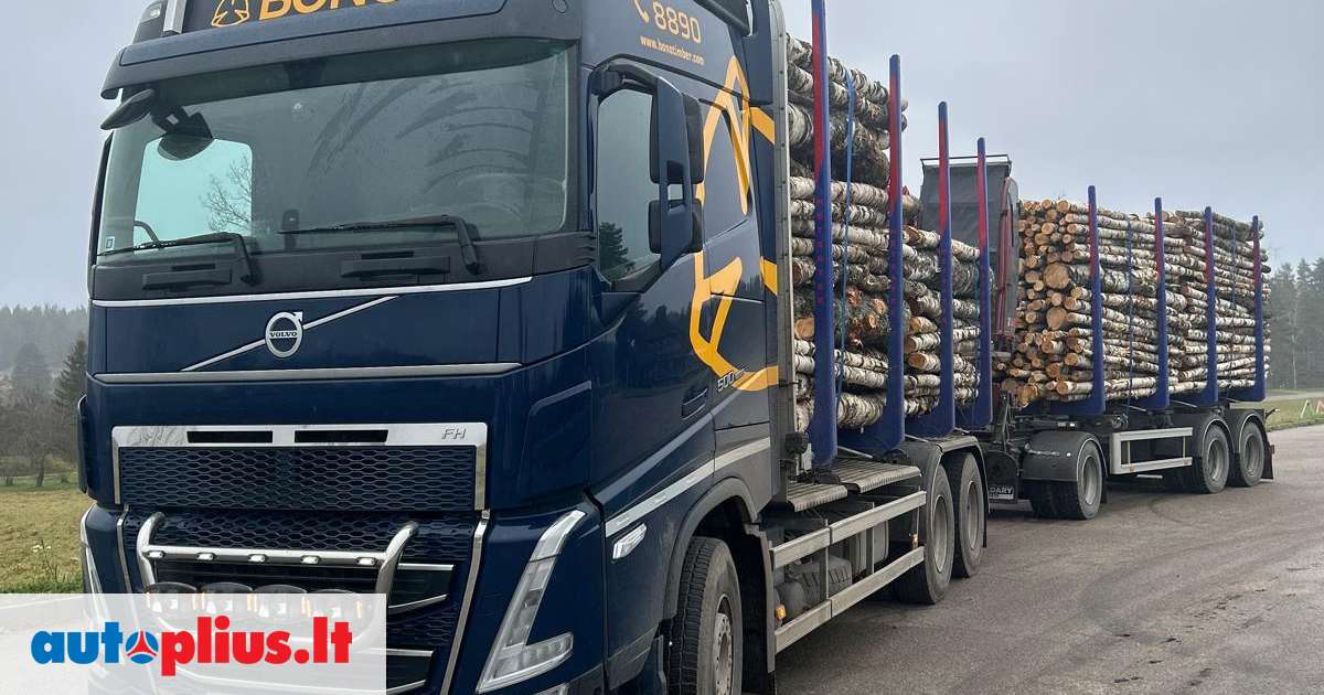Volvo FH, timber trucks 2022-11 m., | A28771539