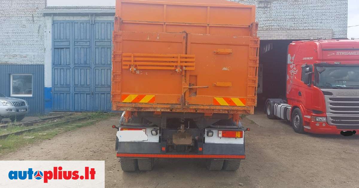 DAF Ginaf X4243TS, dumpers with crane 2002-07 m., | A28844839