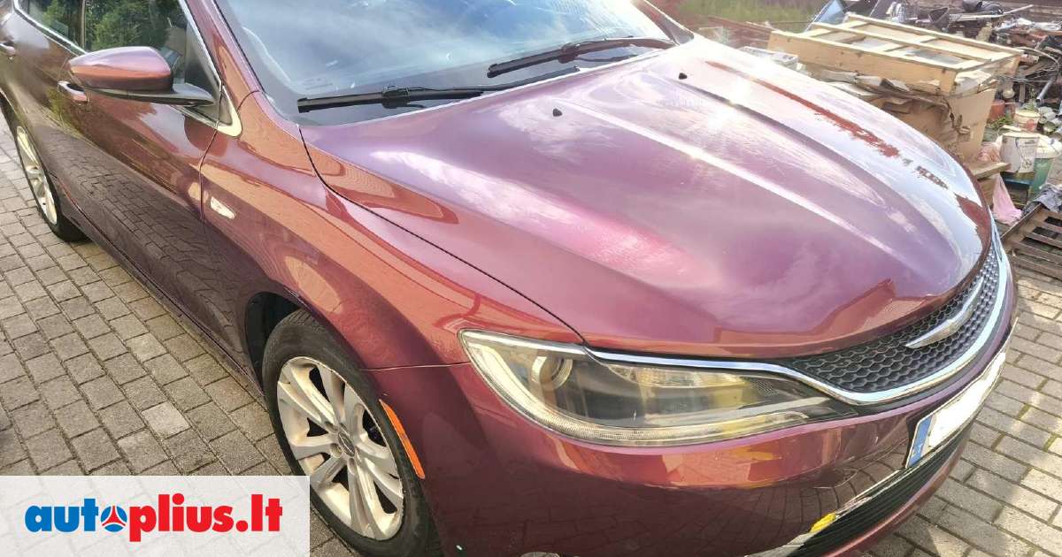Chrysler 200, 2.4 l., sedans 2016 m., | A28867869