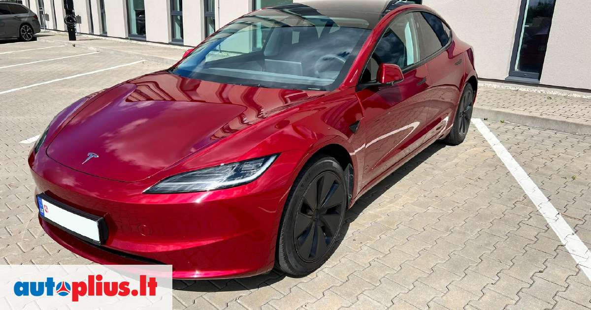 Tesla Model 3, 60 kWh, hatchback 2024-04 m., | A28873413
