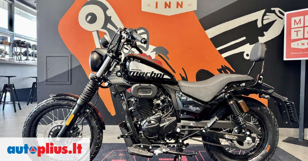 Macbor Rockster 125 EVO 125cc, čioperiai / kruizeriai / custom 2026 m ...