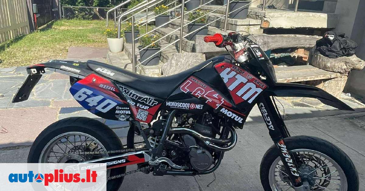 KTM LC 640cc, supermoto 1999 m., | A28933559